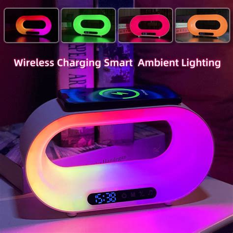 Multi Function 3 In 1 Led Night Light App Control Rgb Atmosphere Desk Lamp Smart Multifunctional