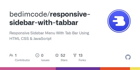 GitHub Bedimcode Responsive Sidebar With Tabbar Responsive Sidebar Menu With Tab Bar Using