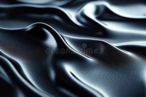 A Sleek Black Reflective Surface Creating A Modern Aesthetic For Designs Stock Illustration