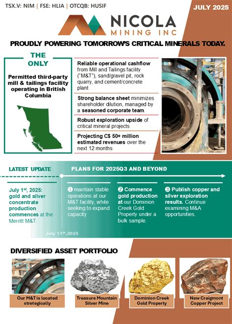 Fact Sheet Nicola Mining