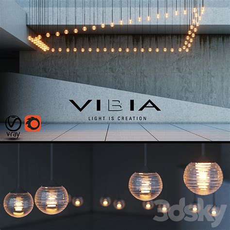 Vibia Algorithm Pendant Light 3d Model