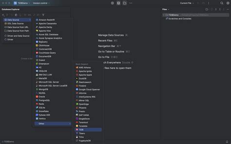 Connect To Tidb With Jetbrains Datagrip Tidb Docs
