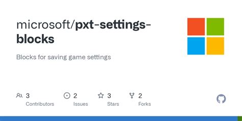 GitHub Microsoft Pxt Settings Blocks Blocks For Saving Game Settings