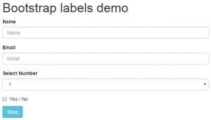 Simple And Floating Bootstrap Labels In Form Elements