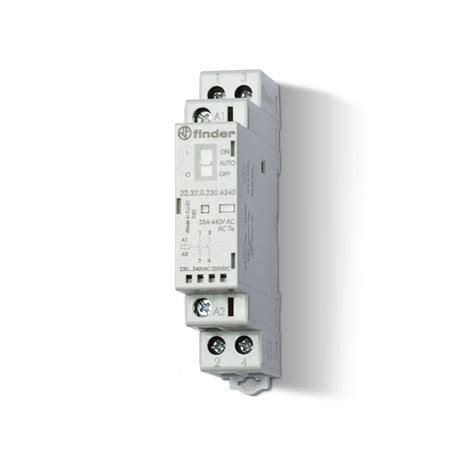 Material Y Equipo Eléctrico Gastelum Y Gastelumcontactor Modular 230v Acdc 25a 2na 22320