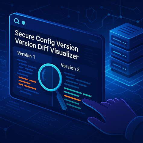 🔍 Secure Config Version Diff Visualizer Compare Config Versions