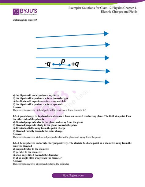Ncert Exemplar Class 12 Physics Solutions Chapter 1 Electric Charges And Fields Access The
