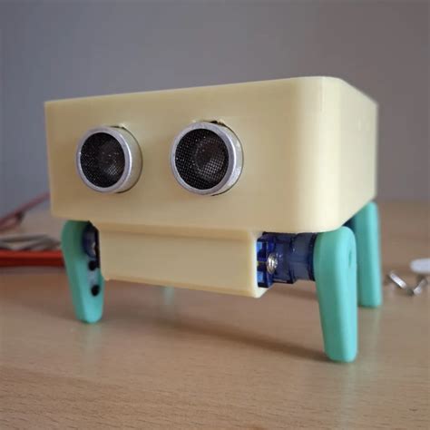 Cobot Four Servo Legs And Distance Sensor Robot By Lucadilo Makerworld