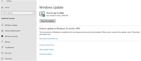 Windows 10 Version 1903 April 2019 Update Release Date