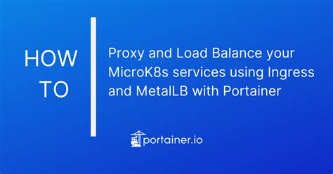 Proxy And Load Balance Your Microk8s Services Using Ingress And Metallb