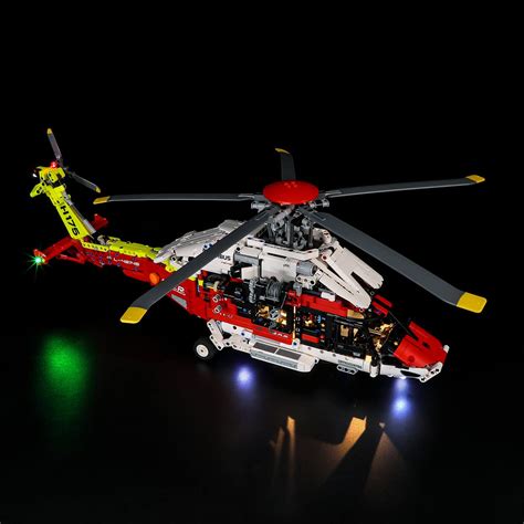 Our amazing Airbus H175 Rescue Helicopter 42145 light kit! Recreate the ...