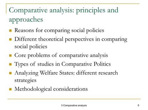 Ppt Comparative Analysis Principles And Approaches Powerpoint