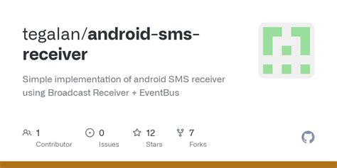 GitHub Tegalan Android Sms Receiver Simple Implementation Of Android SMS Receiver Using
