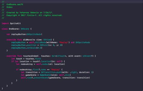 Ios My Game Crashes When I Press A Button Terminating With Uncaught