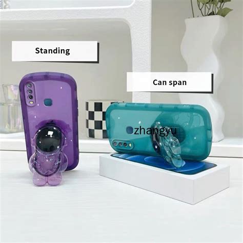 Casing Astronaut Vivo Y Y Y Y Y Phone Case Transparent Lens Shockproof Shockproof Soft