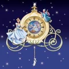 Cinderella Midnights Spell Wall Clock Sculpted To Recall