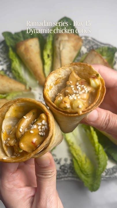 Quick And Easy Chicken Dynamite Cones Chicken Ramadan Iftar Food