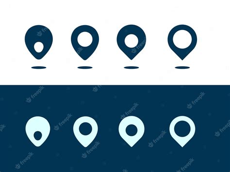 Premium Vector Location Pin Icon Map Pin Place Marker Location Icon Map Marker Pointer Icon