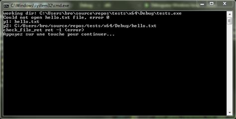 C Why Is Createfilea Failing Only When The Executable Is Run Under