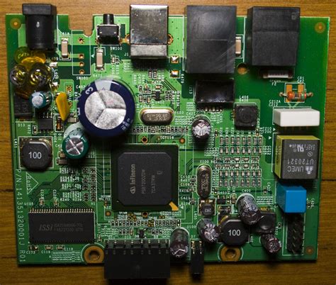 Inside The Smc 2 Port Annex A Adsl22 Modem Router Dated 2008