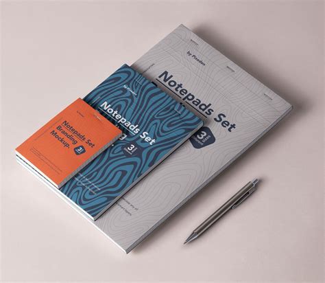 Psd Notepad Mockup Vol4 Pixeden Club