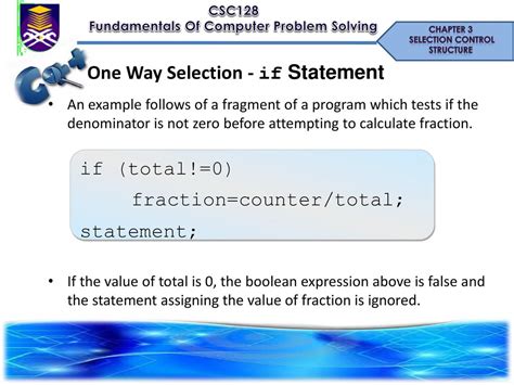 Selection Control Structure Ppt Download