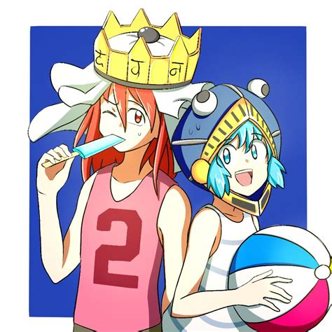 ooya kunimitsu and moritake medias len en drawn by gradient ray