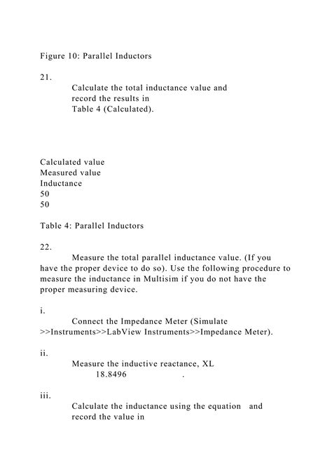 Electric Circuits Lab Inductors In DC CircuitsI Docx