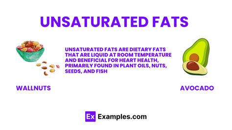Unsaturated Fats Definition Examples Types Lists