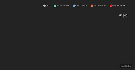 Ordering Dashboard Codesandbox