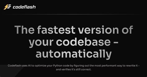 Codeflash On Linkedin The Fastest Version Of Your Codebase Automatically