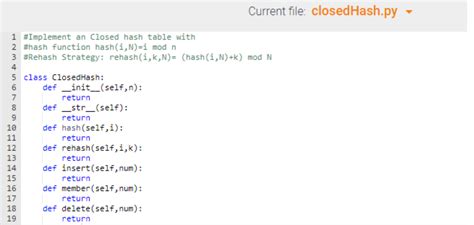 81 Open Hash Table Implement An Open Hash Table