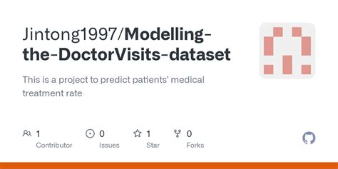 GitHub Jintong Modelling The DoctorVisits Dataset This Is A Project To Predict Patients