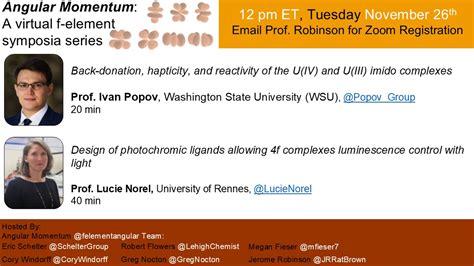 November 26 2024 Angular Momentum Popov Lab Washington State University