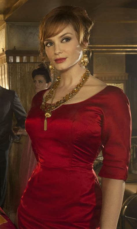 Christina Hendricks Red Dress Mad Men