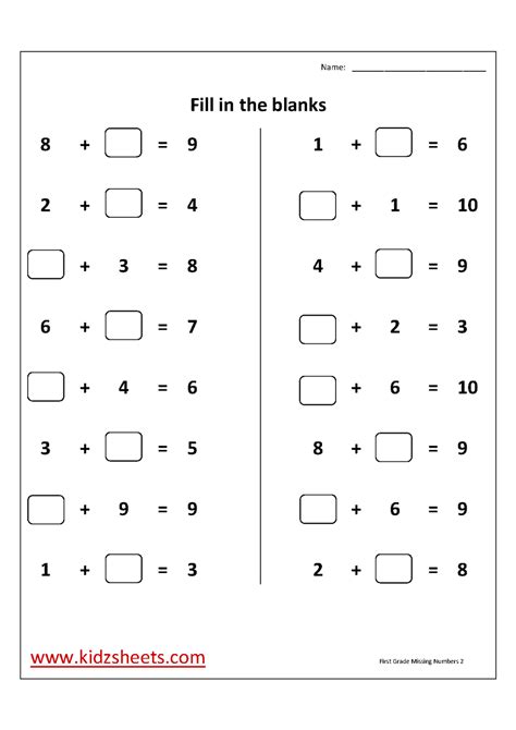 Worksheets Printable For Grade 1 Printable Worksheets