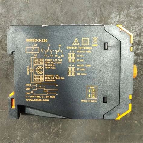 Selec 800sd 2 230 Star Delta Timer For To Reduce Current Demand 5a At