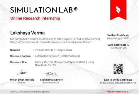 Lakshaya Verma On Linkedin Simulationlab Internship