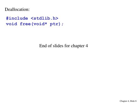 ppt dynamic memory management in c programs powerpoint presentation
