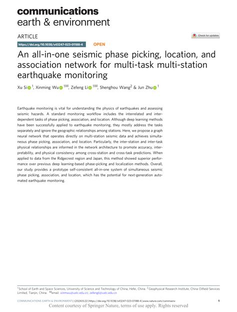 PDF An All In One Seismic Phase Picking Location And Association Network For Multi Task
