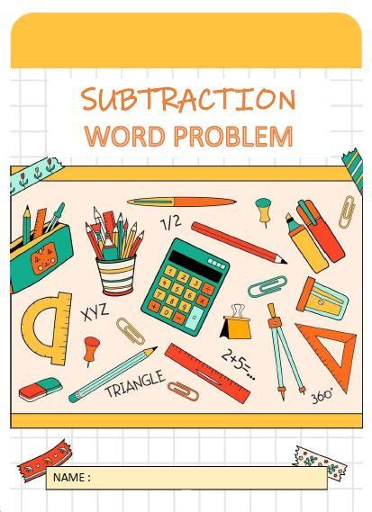 Subtraction Word Problem Vidhyas MomsNest