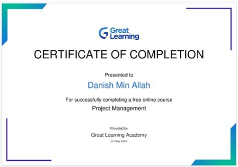 engr danish min allah on linkedin projectmanagement pmp greatlearning