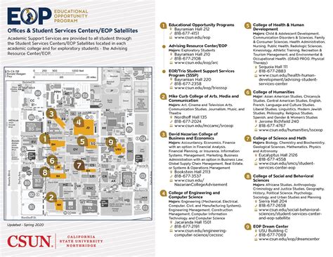 Eop Offices And Satellites California State University Northridge