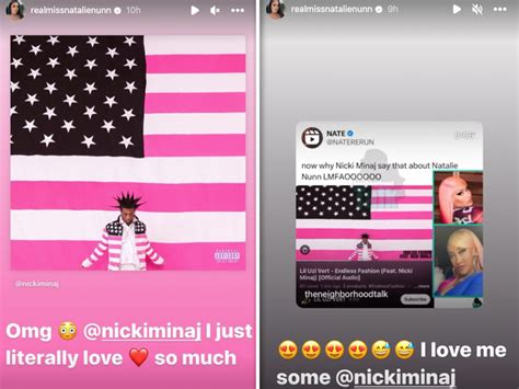 Natalie Nunn Happy With Nicki Minaj Lyrics On Lil Uzi Vert Album About