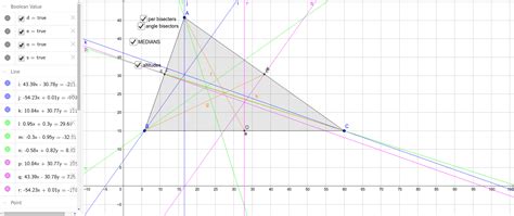 Geogebra Homework GeoGebra