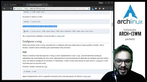 Arch I3wm Instalação Parte 02 Youtube