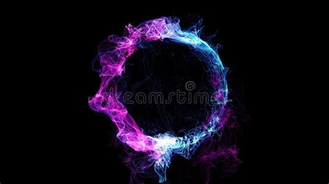 3d Rendering Cosmic Energy Strings Energy Flows In The Form Of Thin Bright Elements Stock