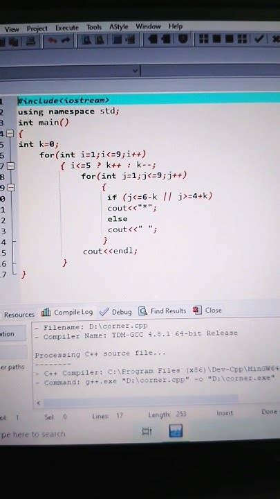 Pattern Corner Star Programming Compiler Computerlanguage Loops