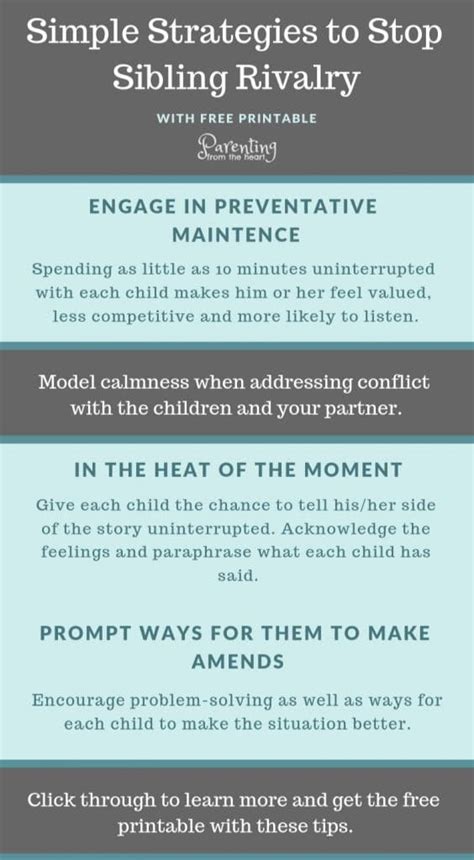 How To Stop Sibling Rivalry Using Unbelievably Simple Strategies Parent From Heart