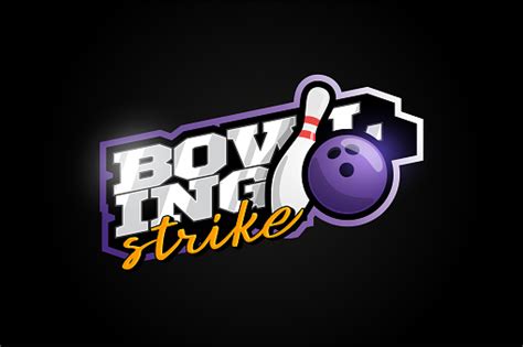 복고풍 스타일의 볼링 마스코트 현대 프로 스포츠 타이포그래피 벡터 디자인 엠블럼 배지 및 스포티 템플릿 로고 디자인 T 셔츠에